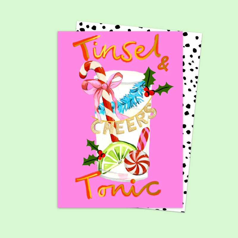 Tinsel & Tonic Card – Grace Violet