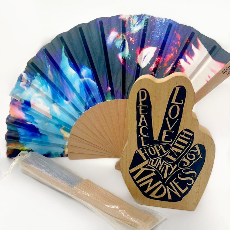Cosmic Cool Hand Fan – Grace Violet